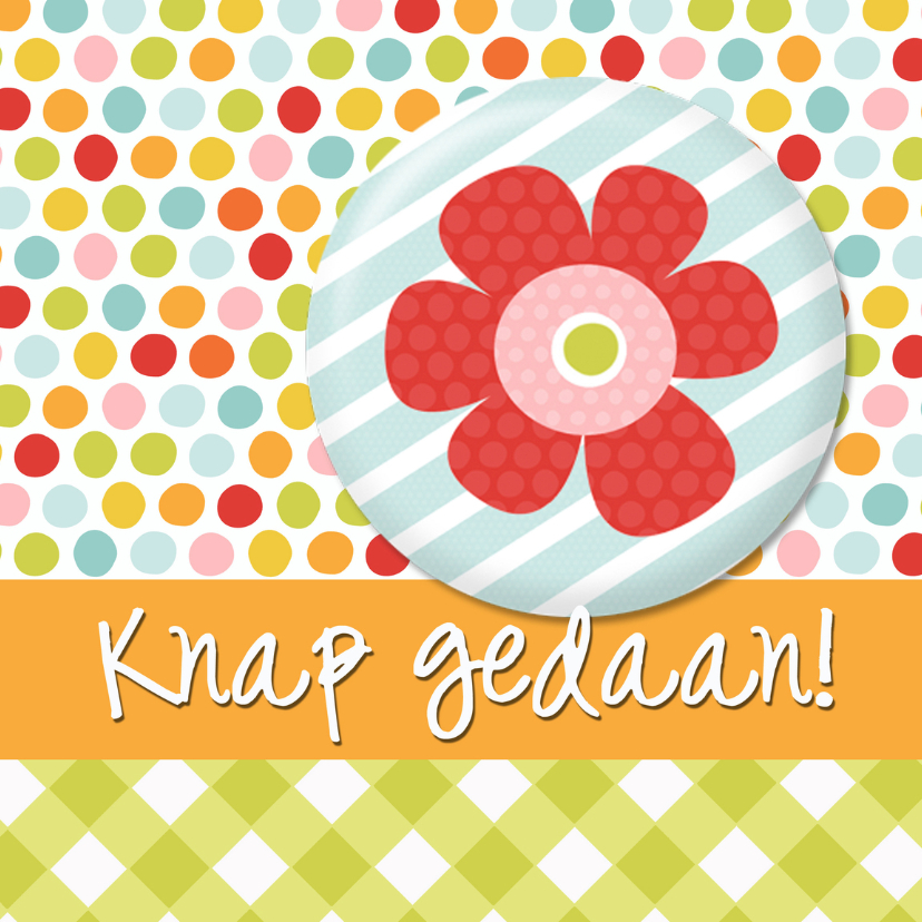 Button kaart knap gedaan - Coachingskaarten - Kaartje2go