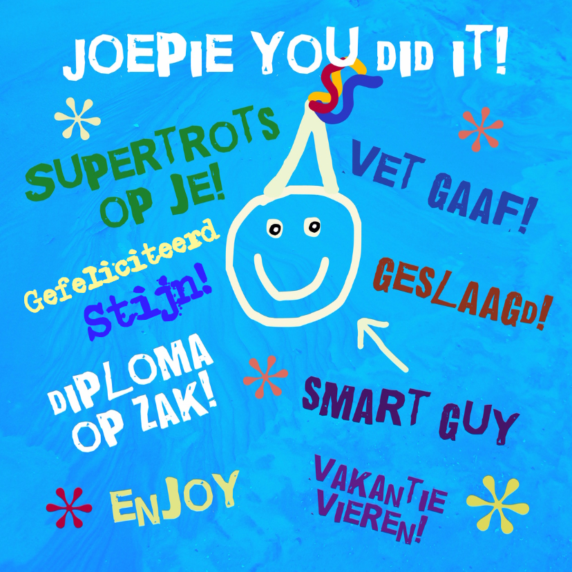 Geslaagd Gefeliciteerd Felicitatiekaarten Kaartje2go