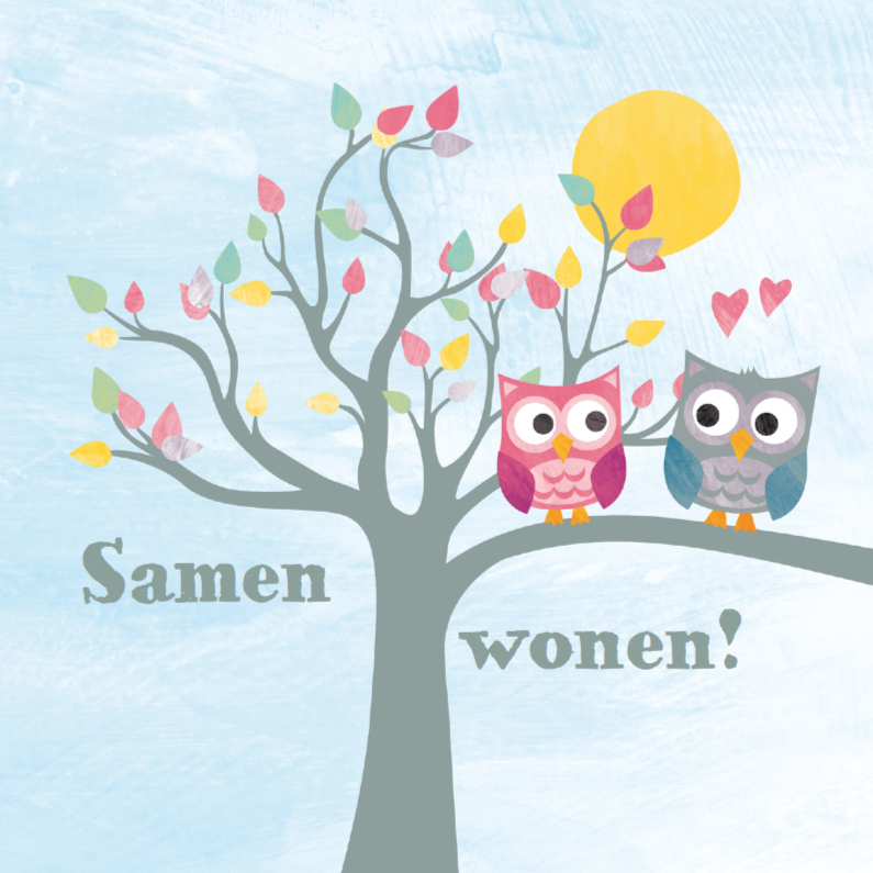 Samenwonen kaarten - samenwoonkaarten | Kaartje2go