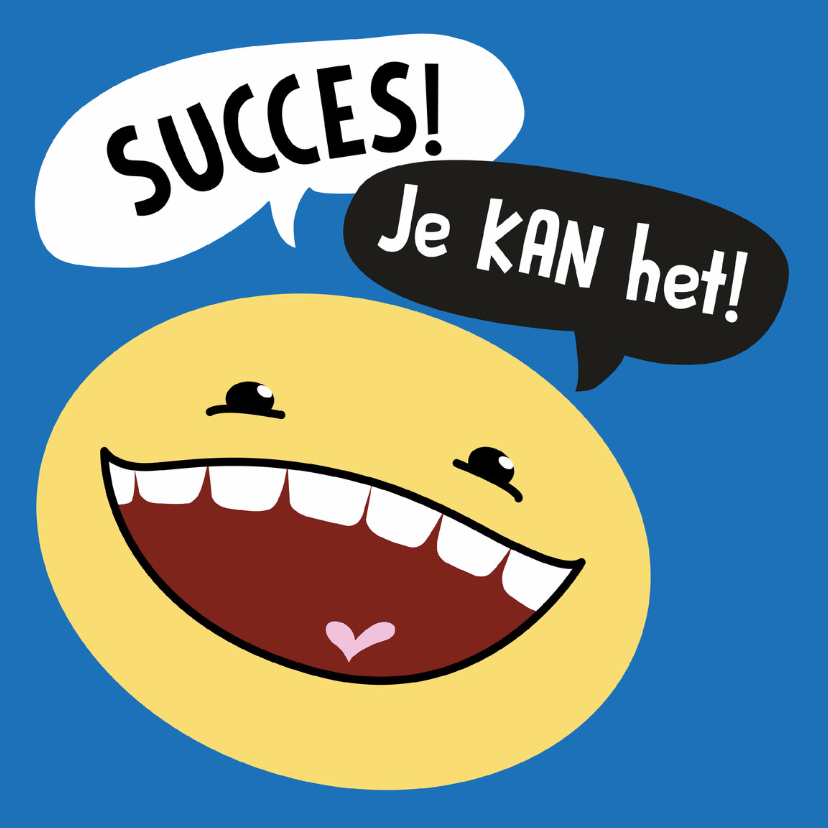 Succes wensen met kaarten | Kaartje2go