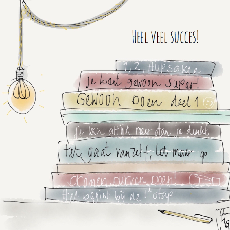 Succes wensen met kaarten | Kaartje2go