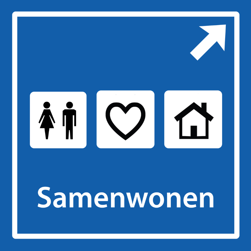 Samenwonen kaarten - samenwoonkaarten | Kaartje2go