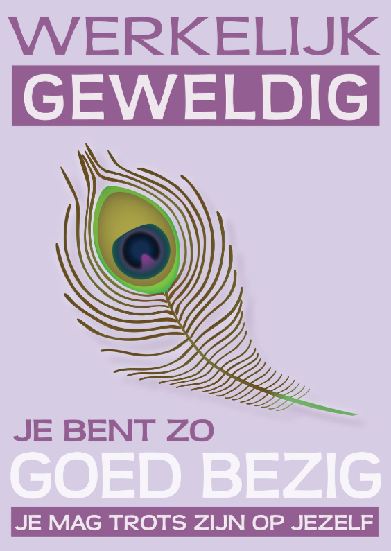 Werkelijk geweldig goed bezig - Coachingskaarten - Kaartje2go