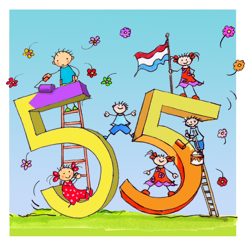 55 jaar Anet Illustraties - Verjaardagskaarten - Kaartje2go 55 jaar Anet Illustraties - Verjaardagskaarten - Kaartje2go